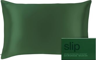 Slip Queen Kissenbezug 22 Momme Seidenkissenbezug in 51 x 76cm im Petal Design - aus 100% Maulbeer Seide, mit Reißverschluss, atmungsaktiv, ideal für Aller
