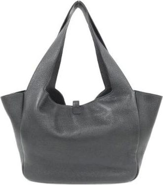 Saint Laurent Pre-owned LE 5 A 7 BEA Deerskin Bag - Femme - Pre-owned - Noir - Taille: ONE Size