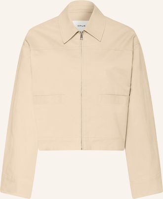 OPUS Kastenjacke Herakla beige