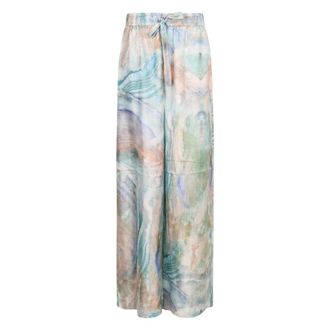 Zimmermann Seidige hochgedruckte Hose mit Taschen - - Trousers - Damen - Mehrfarbig - M
