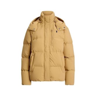 Polo Ralph Lauren Gesteppte Daunenjacke mit Kapuze - - Jackets - Damen - Braun - L