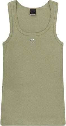 Pinko Pinko, Femme, Tops, Vert, Taille: 40 FR 100807 A338 D&eacute;bardeur c&ocirc;tel&eacute;