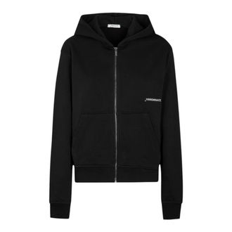 Hinnominate Hinnominate, Femme, Sweatshirts et sweats &agrave; capuche, Noir, Taille: 36 FR Felpa basica zip e cappuccio