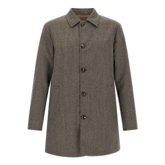 Pal Zileri Wende-Regenmantel - - Coats - Herren - Braun - 2XL