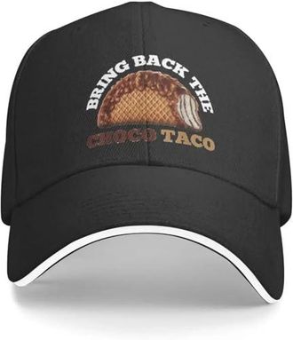 Generic Chapeau Homme Bring Back The Choco Taco Sandwich Casquette Baseball Casquette Camionneur Casquette d&eacute;contract&eacute;e Unisex r&eacute;glable Casquette d&eacute;contract&eacute;e