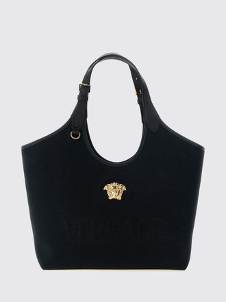 Versace Sac Port&eacute; &eacute;paule VERSACE Femme couleur Noir
