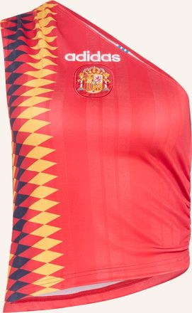 adidas One-Shoulder-Top Spanien Reconstructed Bringback rot