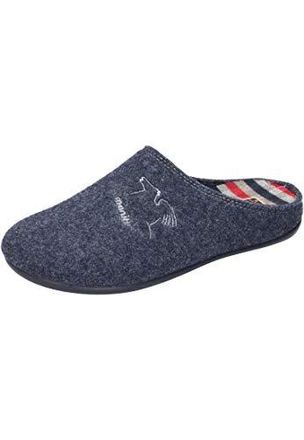 Manitu Home Homme 220263 Mules, Bleu (Blau 5), 42 EU
