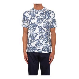 Etro T-Shirt Roma - - Tops - Herren - Blau - 2XL