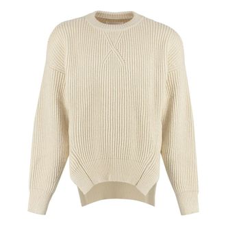 Jil Sander Rippstrickpullover - - Knitwear - Herren - Beige - S
