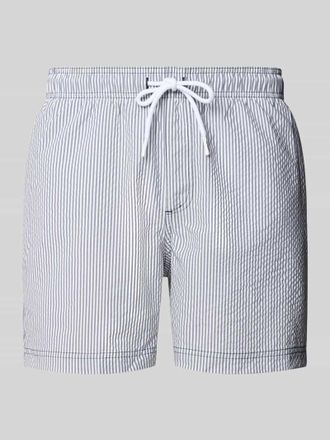 Jack & Jones Badehose aus Seersucker mit elastischem Bund Modell MAUI OCEAN