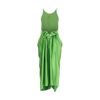 Khaite Womens Bicolor Copper Casual Dress
