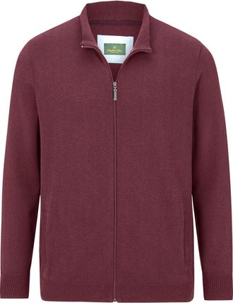 Charles Colby Herren Strickjacke Earl Thomas rot, 5XL (XXXXXL) - 72/74