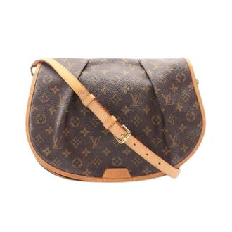 Louis Vuitton Pre-owned Menilmontant Monogram Umh&auml;ngetasche - - Pre-owned - Damen - Braun - ONE SIZE