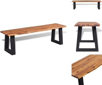 vidaXL Vidaxl - Sitzbank Akazienholz Massiv 160 cm - Holzbank - Industriebank - Akazienholzb&auml;nkchen - Wohnzimmersofa - Ecksofa