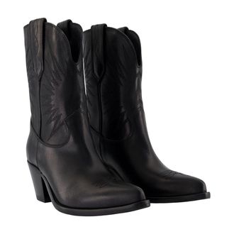 Golden Goose Womens Boot Black Cowhide