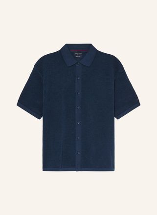 Tommy Hilfiger Strickhemd Relaxed Fit blau