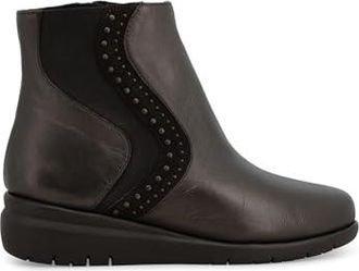 Melluso Bottines femme confortable en cuir marron k55240z, marron, 37 EU