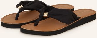 Tommy Hilfiger Zehentrenner schwarz