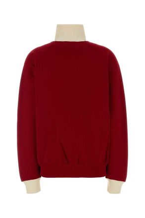 Ami Bicolor Zip Sweatshirt - Red