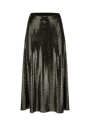 Riani Langer Paillettenrock