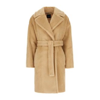 Max Mara Femme, Manteaux, Beige, Taille: 40 FR Manteau Ceintur&eacute;