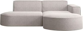 KAISER Ecksofa, Sofa l form, Couch l form modena l studio stoff Neve Beige Rechts