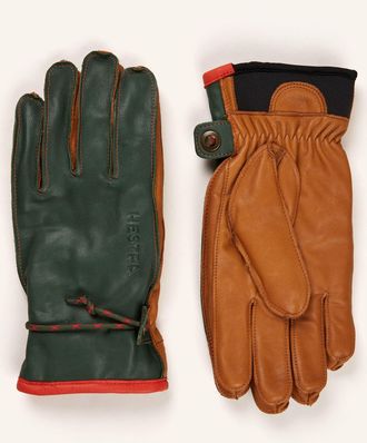 Hestra Lederhandschuhe Wakayma gruen