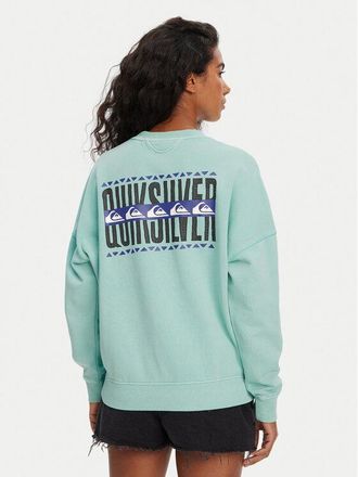 Quiksilver Sweatshirt EQWFT03179 Himmelblau Oversize