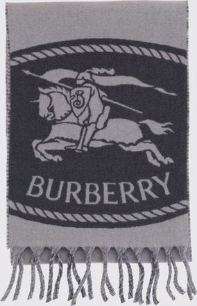 Burberry Wendbarer Kaschmirschal mit Check-Muster und Fransen