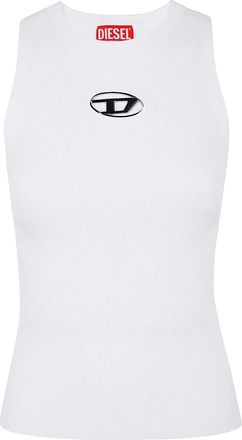 Diesel Rundhalspullover - Weiß