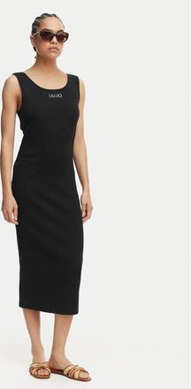 Liu Jo Kleid f&uuml;r den Alltag VA6129 J4822 Schwarz Regular Fit