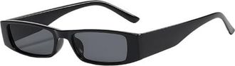 Generic Lunettes De Soleil R&eacute;tro Carr&eacute;es &Agrave; Petite Monture For Hommes Et Femmes, Id&eacute;ales For Les Vacances, Les F&ecirc;tes, Le Sport Et Les Photos.(Black)