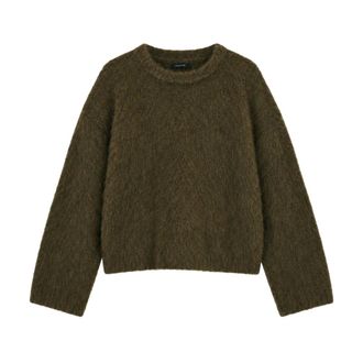 R13 Pull Oversized Grunge - Femme - Pulls - Vert - Taille: 40 FR