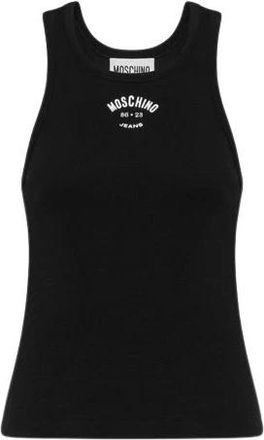 Moschino Femme, Tops, Noir, Taille: 34 FR D&eacute;bardeur en coton stretch