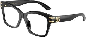 Dolce & Gabbana Femme, Accessoires, Noir, Taille: 54 MM Square Lunettes