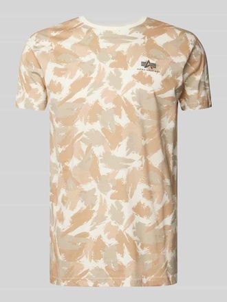 Alpha Industries T-Shirt mit Label-Print