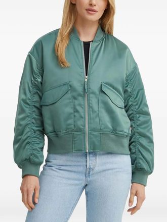 Levi's flap-pocket bomber jacket - Gr&uuml;n
