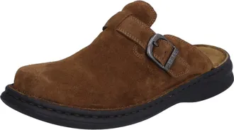 Josef Seibel Herren Clogs Madrid, Männer Slipper,Weite G (Normal),Slip on,Freizeitschuhe,Schlupfschuhe,schluepfschuhe,Braun (Castagne),43 EU