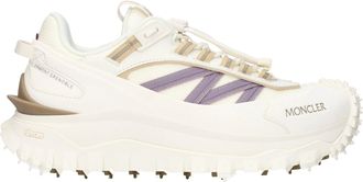 Moncler Baskets Trailgrip Femme Blanc Tissu