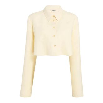 Khaite Damen, Blusen & Hemden, Beige, MGr&ouml;&szlig;e