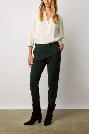 Gerard Darel Pantalon droit 7/8 - EDGARD - Vert fonc&eacute;