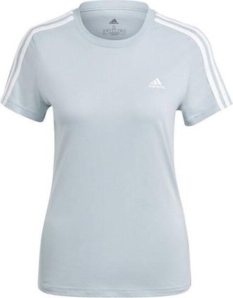 adidas Damen Shirt LOUNGEWEAR Essentials Slim 3-Streifen