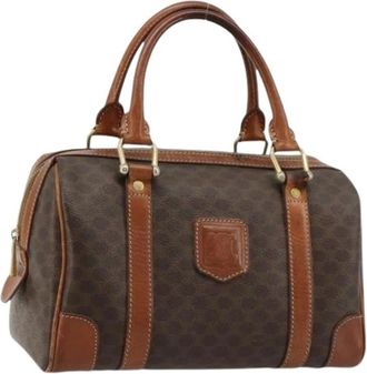 Celine Pre-owned Vintage Boston Bag - Femme - Pre-owned - Brun - Taille: ONE Size