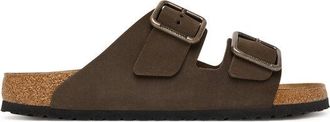 Birkenstock Pantoletten Arizona Wire Buckle 1032761 Dunkelbeige
