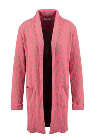 Key Largo Key Largo Damen Infinity Jacket Strickjacke, neon pink-beige (2325), XS