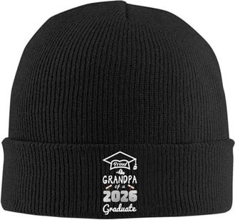 Generic Bonnet en Tricot Grand-P&egrave;re Fier dun Dipl&ocirc;m&eacute; De La 2026 - Remise des Dipl&ocirc;mes Thermique Bonnets Doux Bonnet Hiver pour lescalade Ext&eacute;rieur Sport