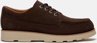 Timberland Schn&uuml;rschuhe aus Wildleder in Dunkelbraun