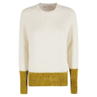 Marni Rundhals-Pullover - - Knitwear - Damen - Wei&szlig; - S