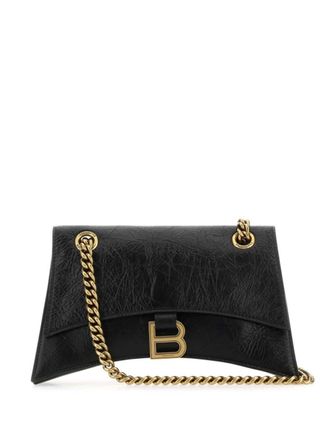 Balenciaga sac port&eacute; &eacute;paule Crush - Noir